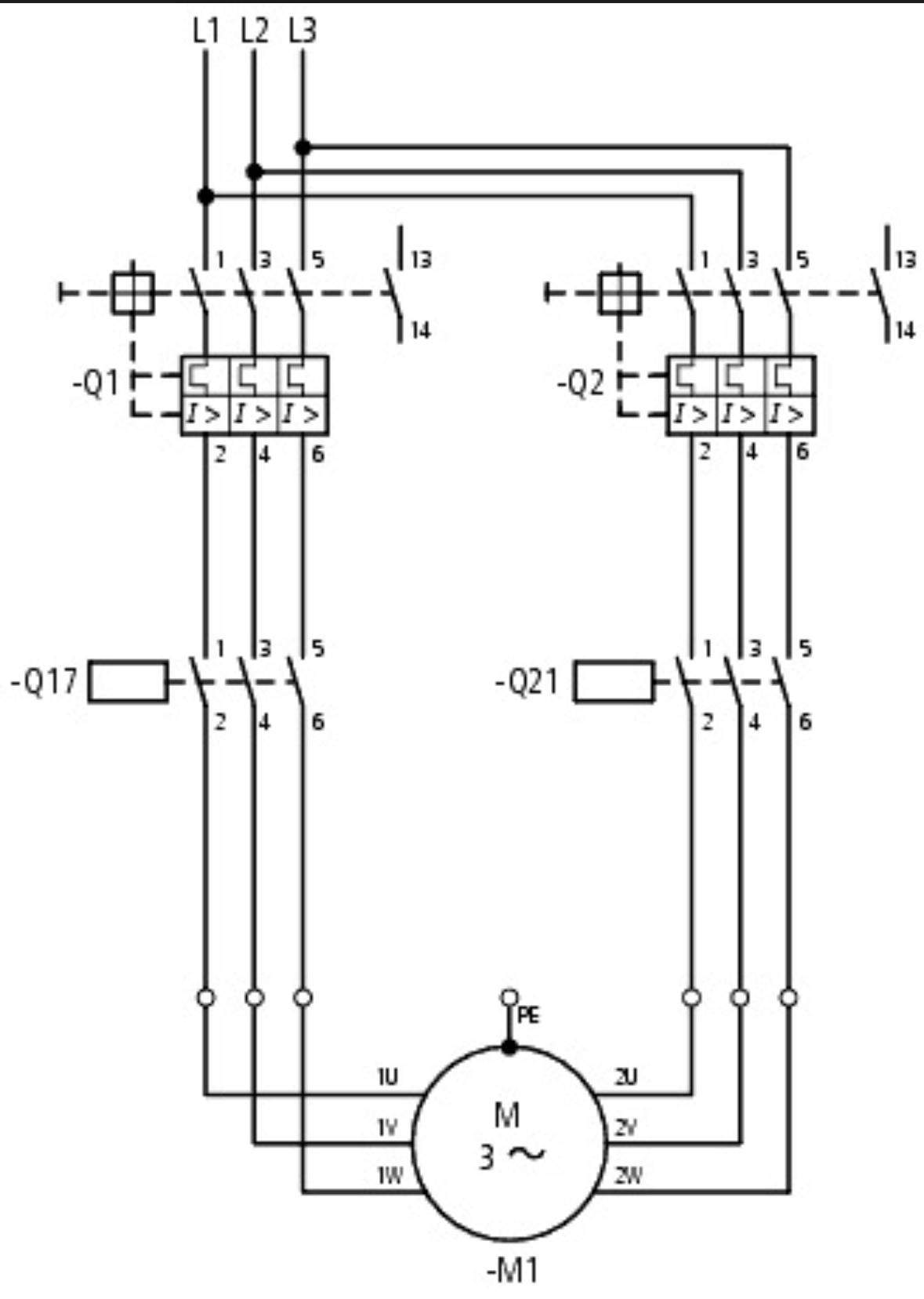 Motor mit 2 Drehzahlen? (Elektrik, Elektrizität, Schaltung)