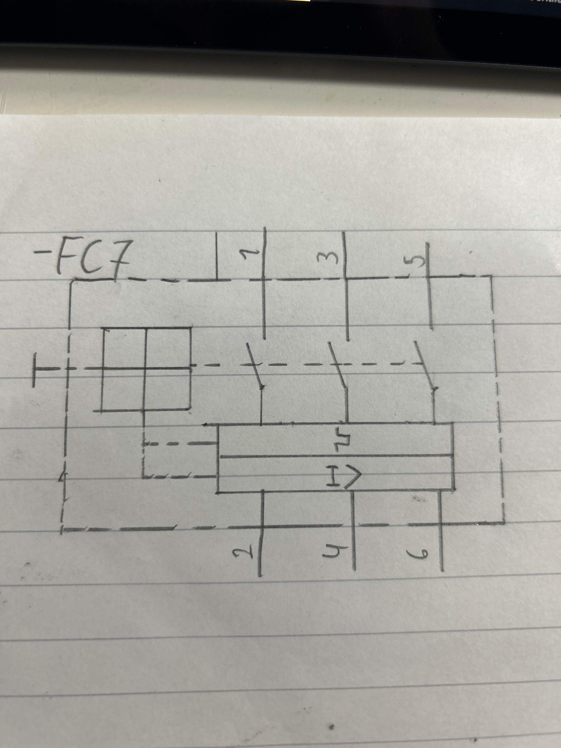 Motorschutzschalter Schaltzeichen aussehen? (Ausbildung, Elektrik ...