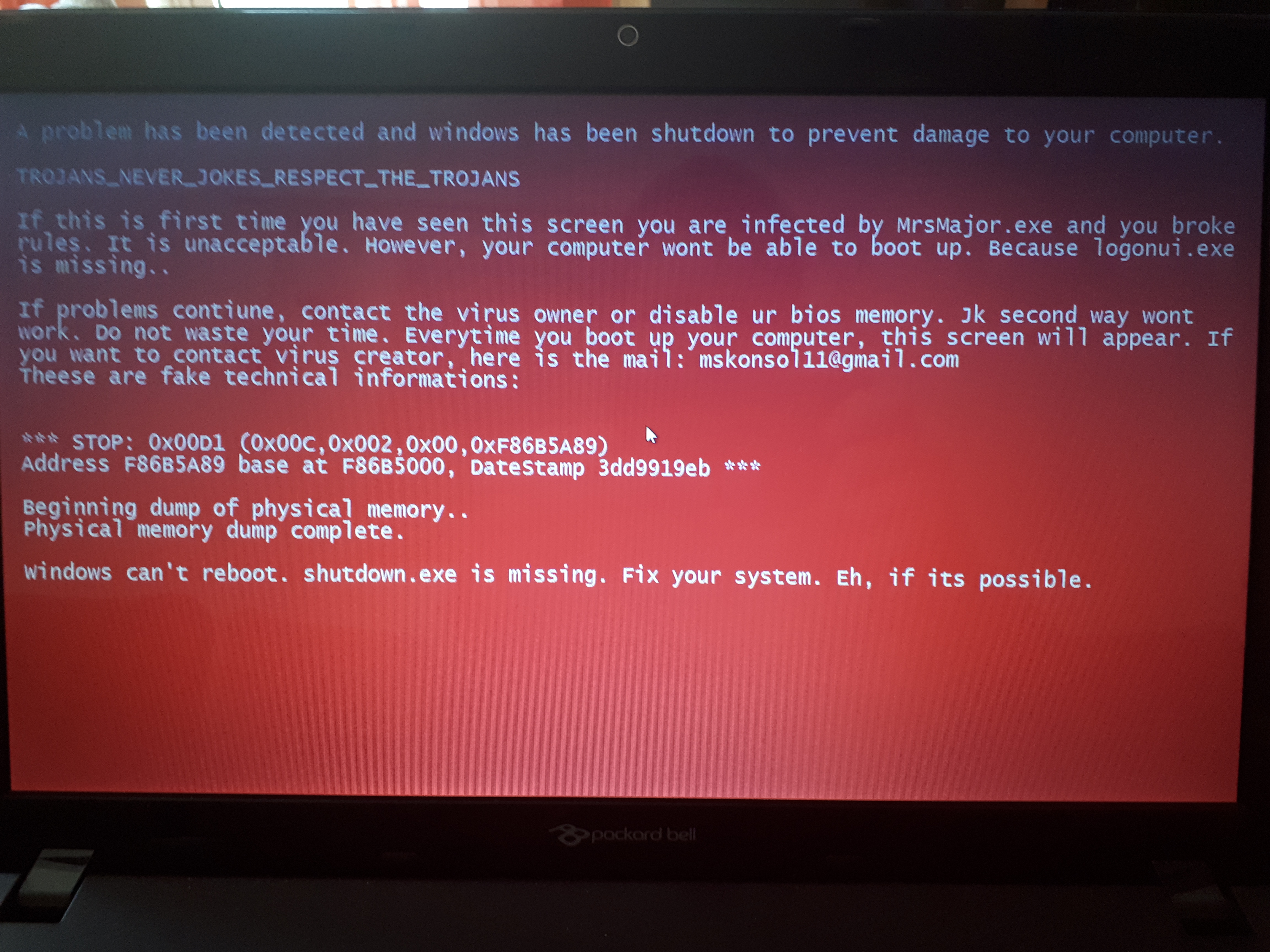 Mrs Major.exe entfernen? (Computer, Notebook, Computervirus)