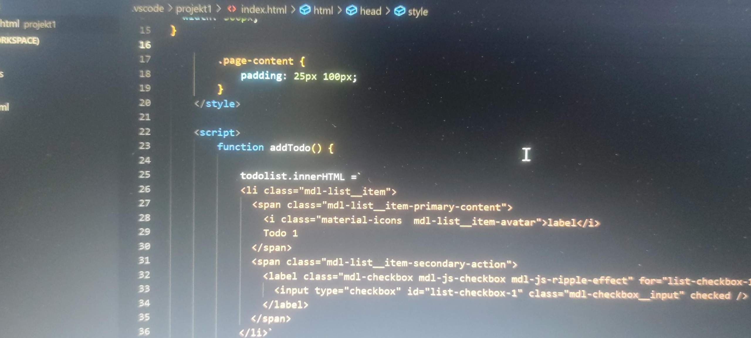 Mtml Code Fehler? (Computer, programmieren)