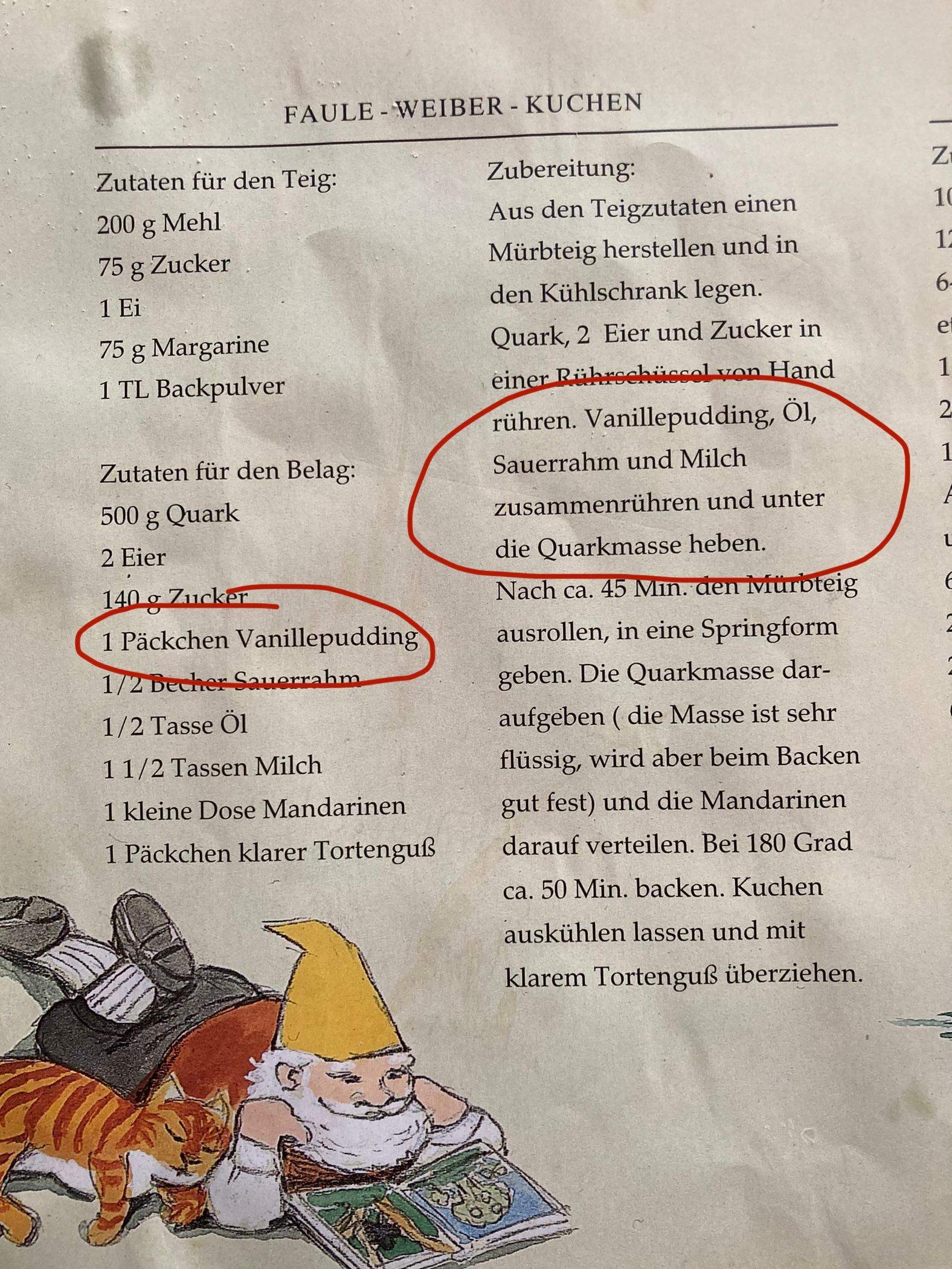 Muss der Pudding gemacht sein? (Teig, flüssig)
