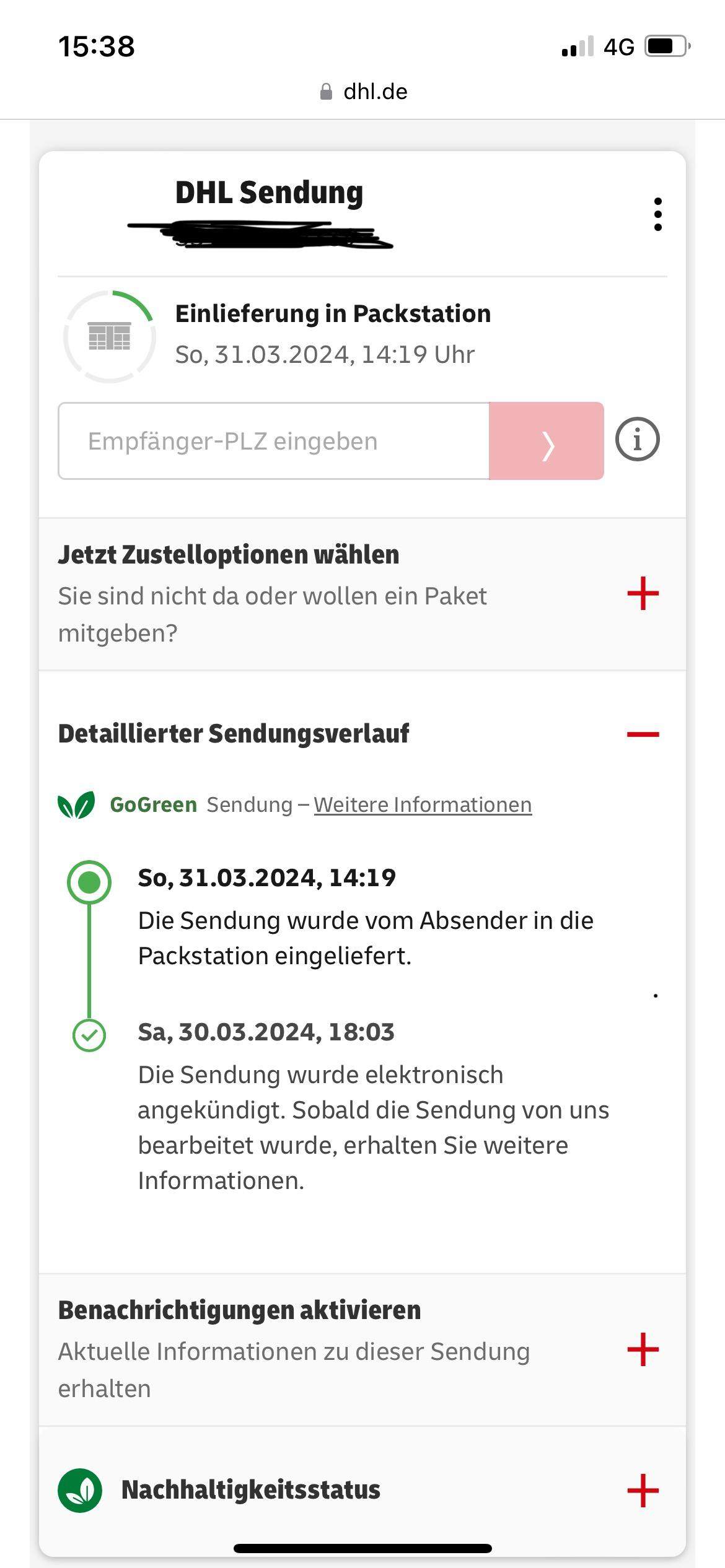 Muss ich mir Sorgen machen DHL? (eBay, Paket, DHL Paket)