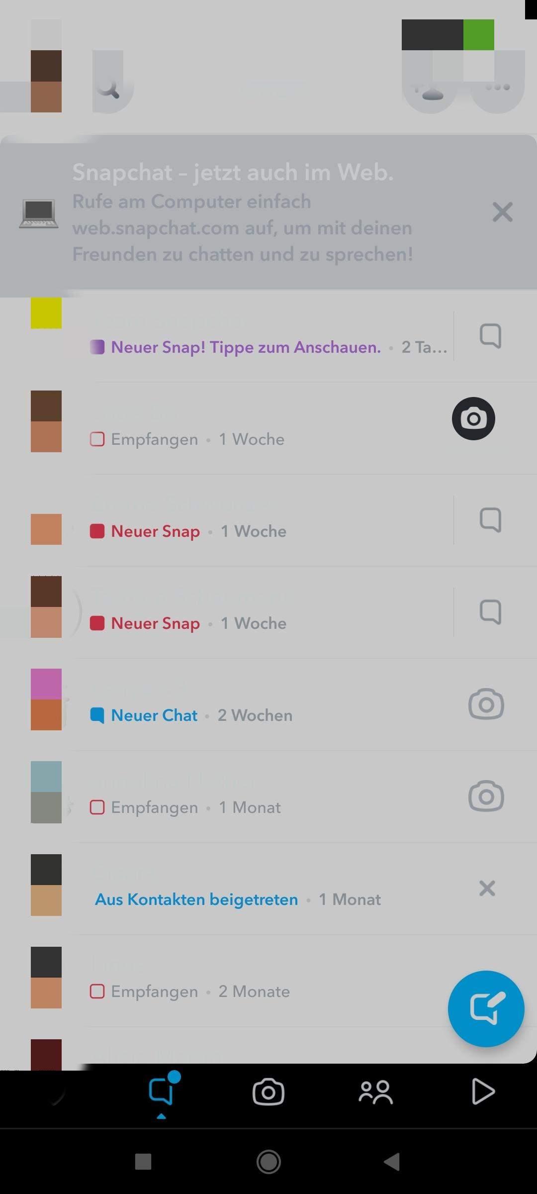 Namen in Snapchat? (App)