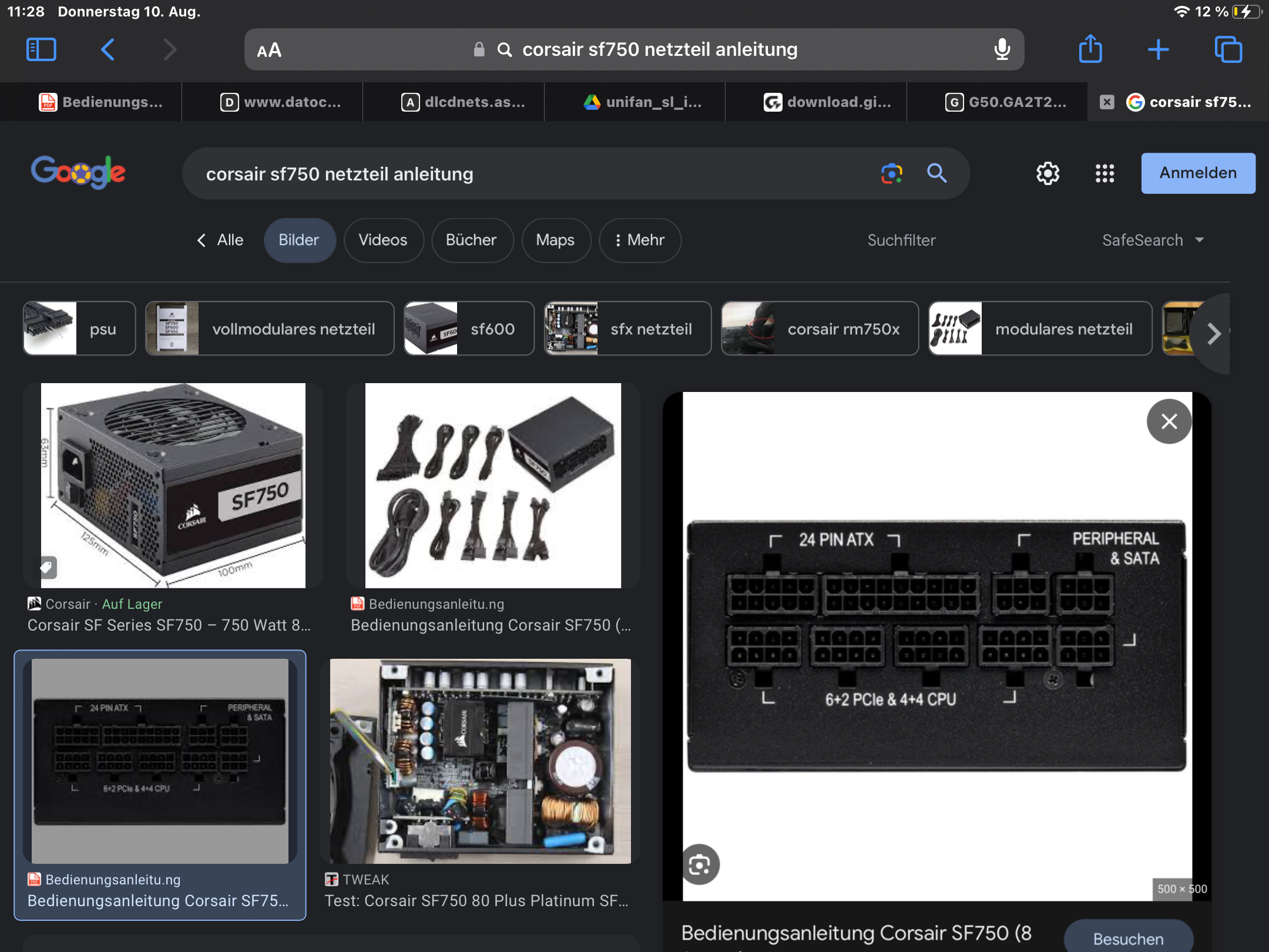 Netzteil Corsair Anschlüsse? (Computer, Hardware, Gaming PC)