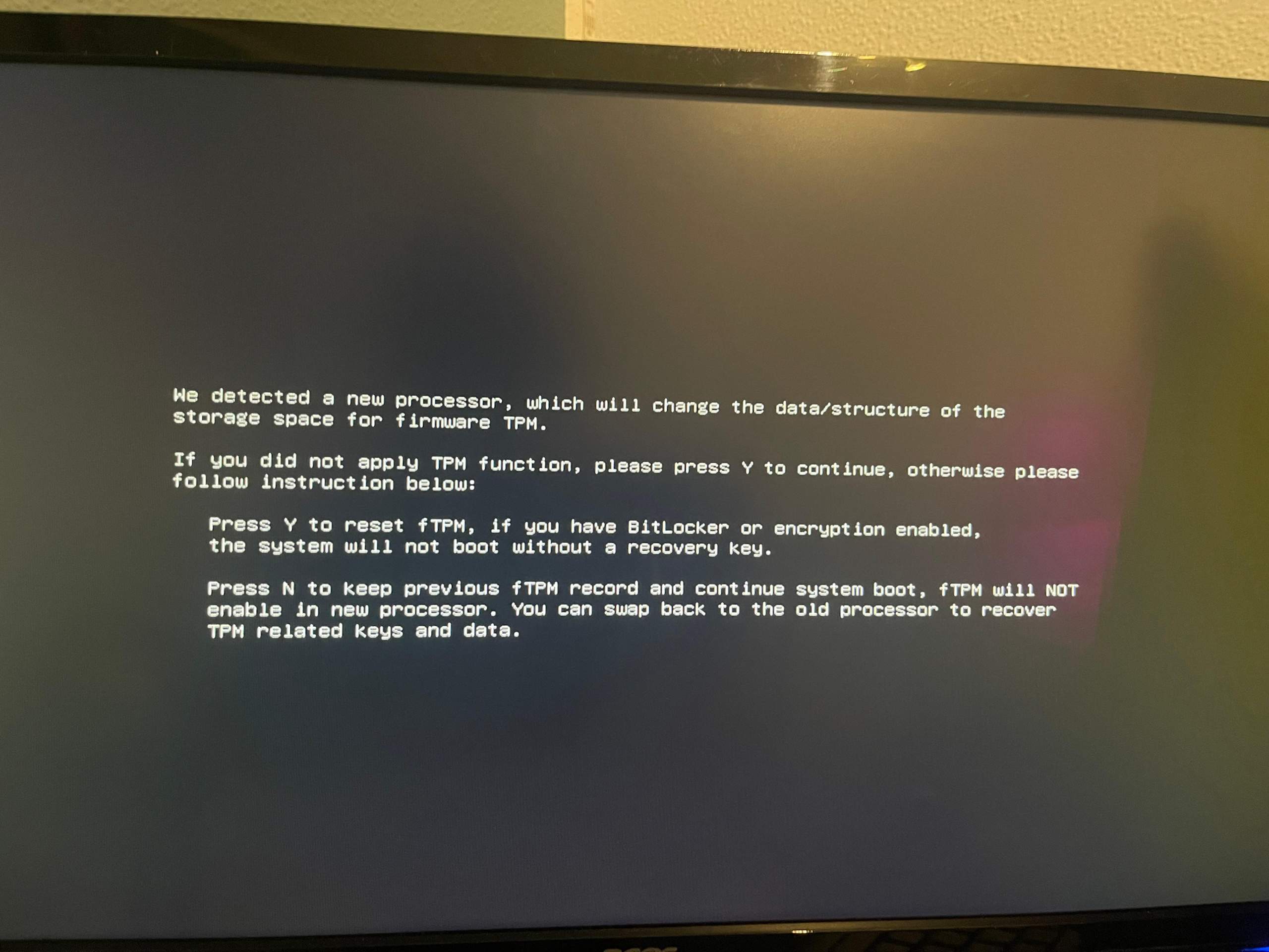 Neue CPU bios Problem? (Gaming PC, Prozessor, Mainboard)