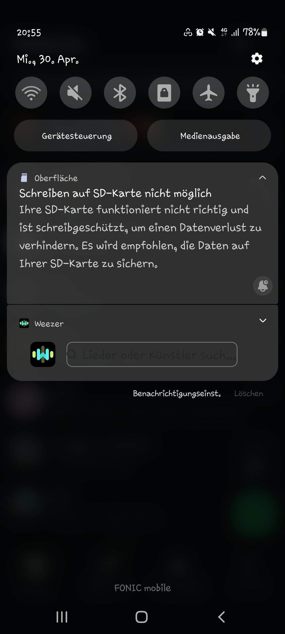 Neue SD-Karte? (Samsung, SIM-Karte, Speicherkarte)