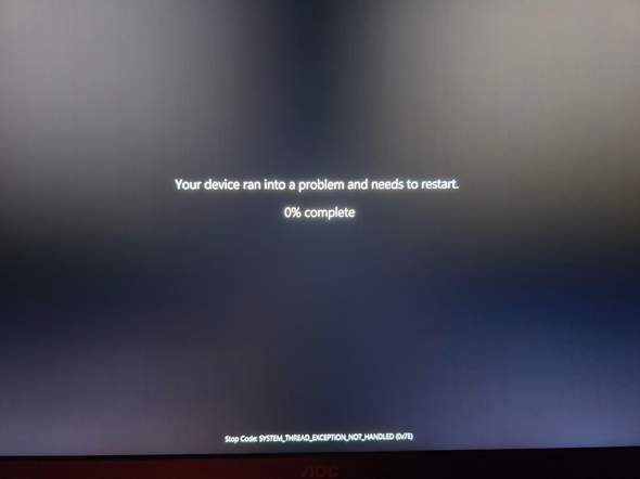 Neuer pc direkt systemfehler? (Windows, Windows 10, Microsoft)