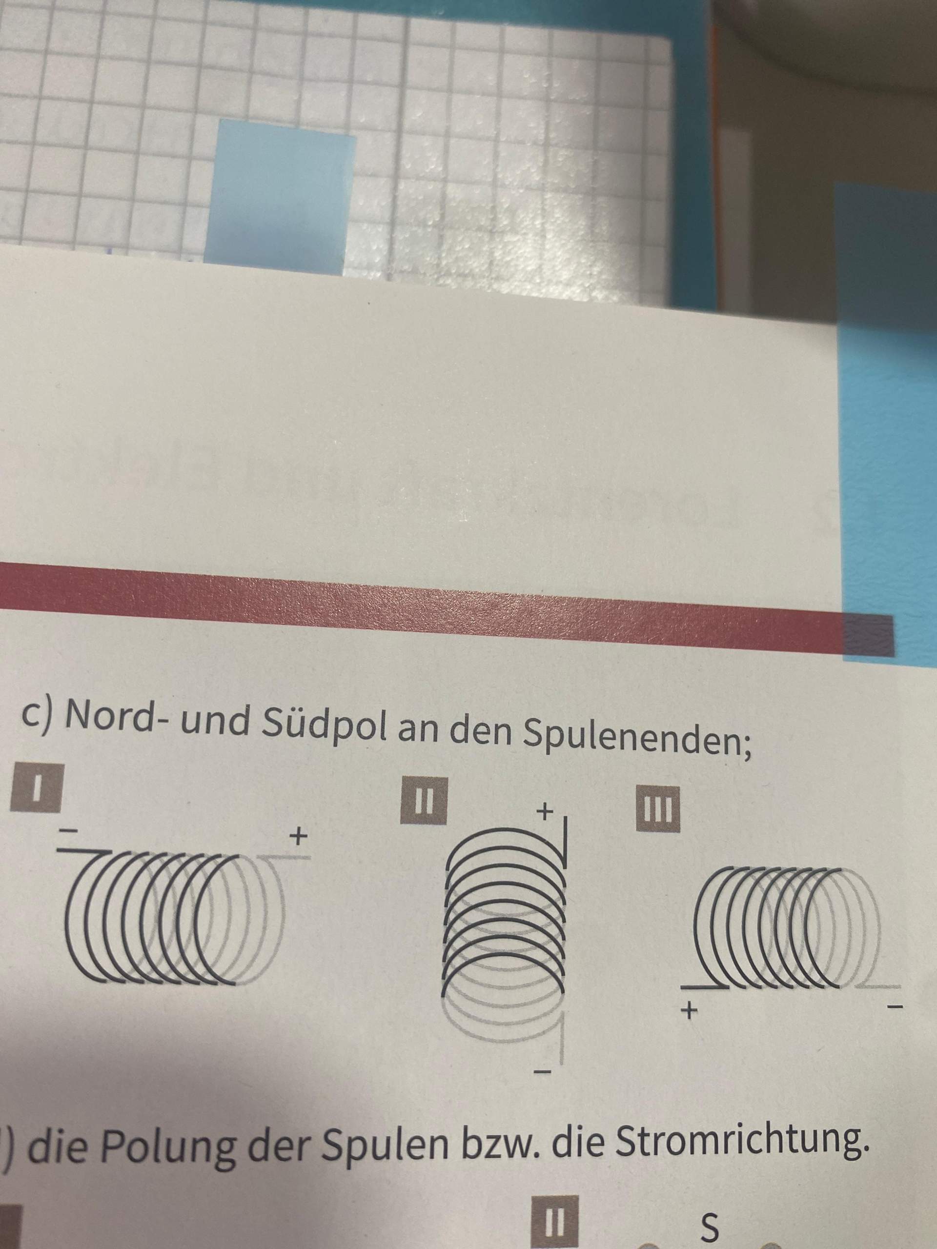 Nord/Südpol bestimmen an einer Spule wie? (Strom, Elektrotechnik ...