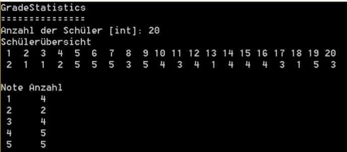 Notenstatistik programmieren C#? (Computer, Informatik, C Sharp)