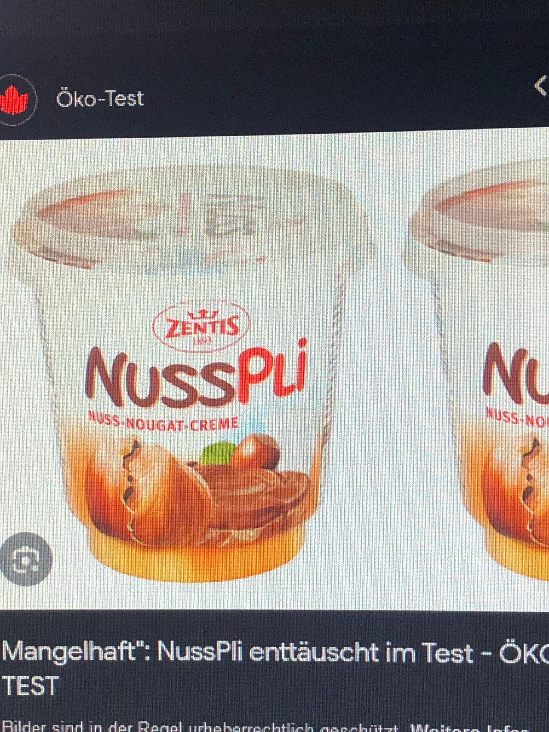 Nusspli? (Schokolade, Fast Food, Nutella)