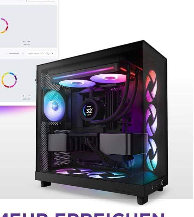 Nzxt 2x140mm Lüfter für unten? (Gaming PC, RGB Lüfter, Gehäuselüfter)