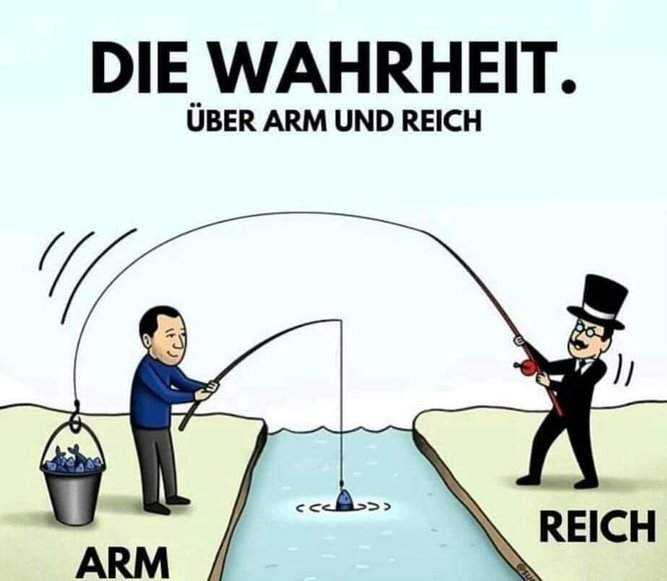 Ob die Darstellung zwischen arm und reich so richtig dargestellt werden ...