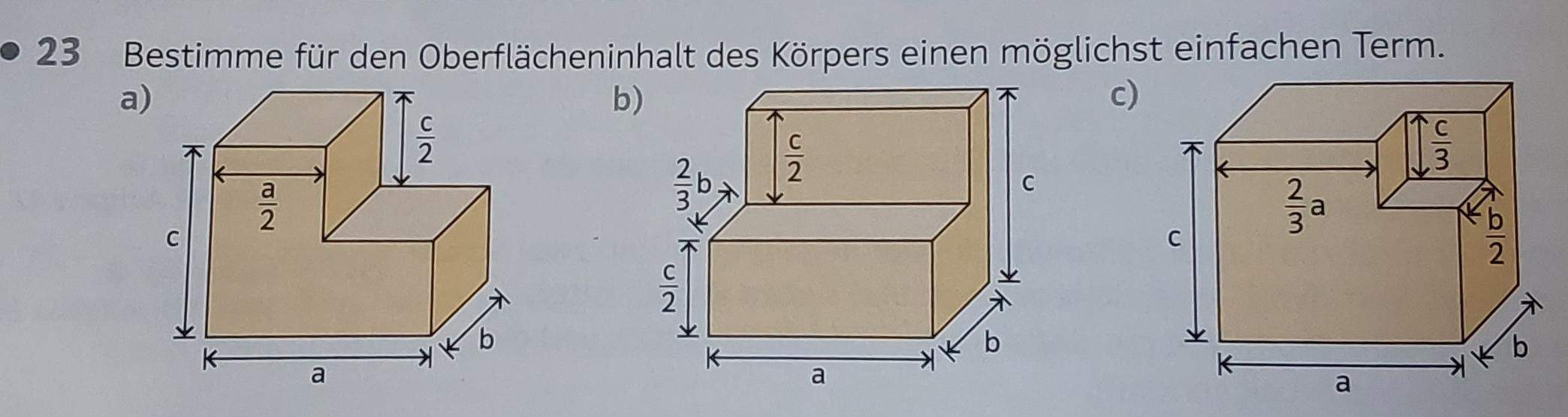Inhalt Berechnen