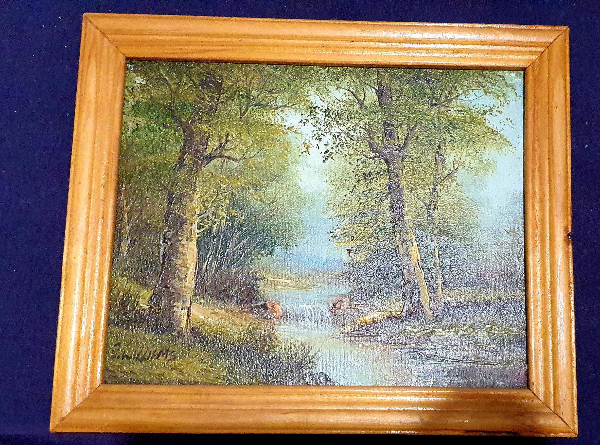 Ölgemälde Fund J. Willams, kennt es jemand? (Geschichte, Kunst, Preis)