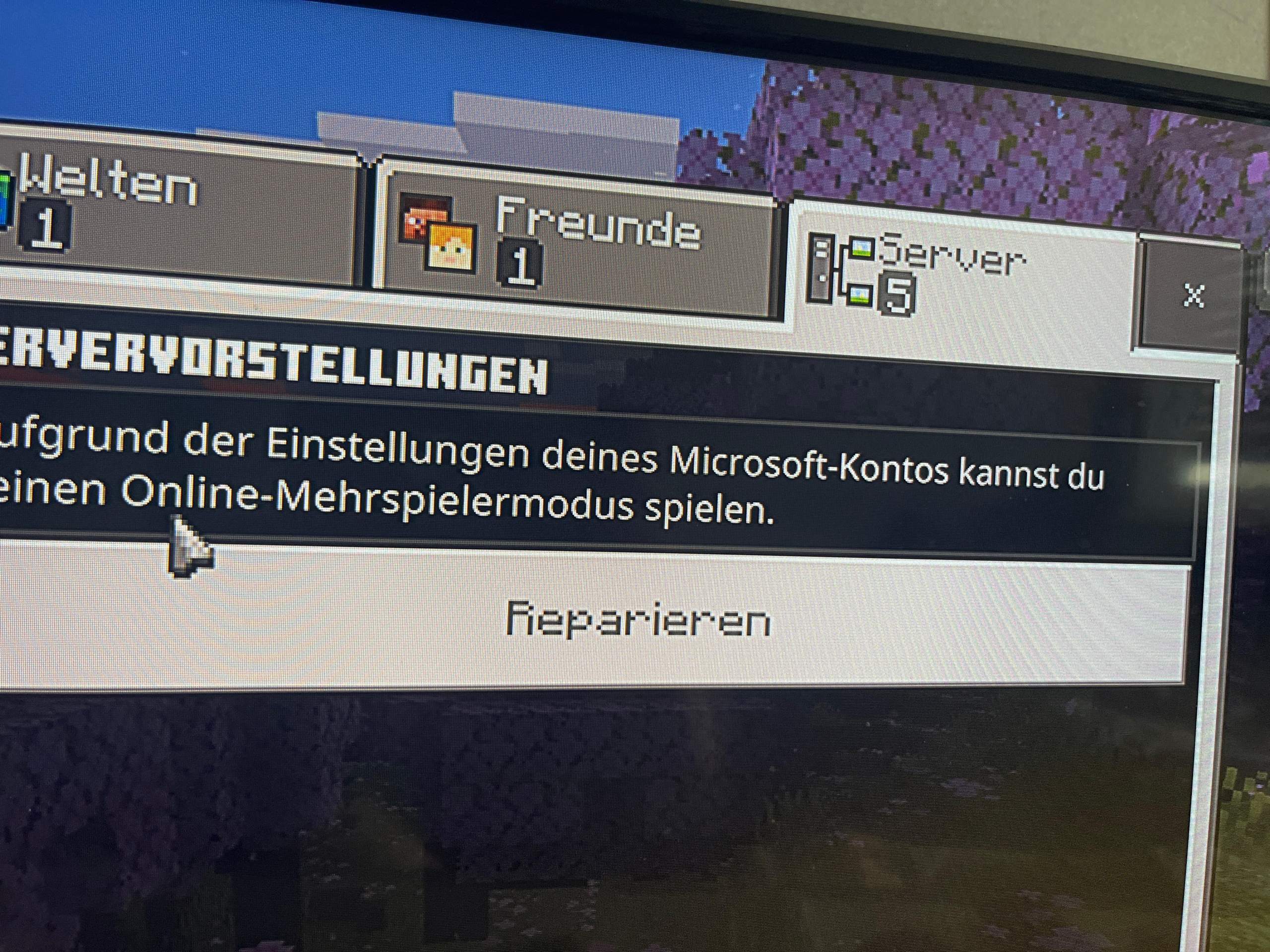 Online Spielmodus Deaktiviert Minecraft? (Xbox, Minecraft Server, Xbox One)