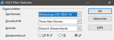 Open-Office Writer Dokument zeigt nur noch #### und beim Öffnen einen ASCII Filter an? (Computer ...