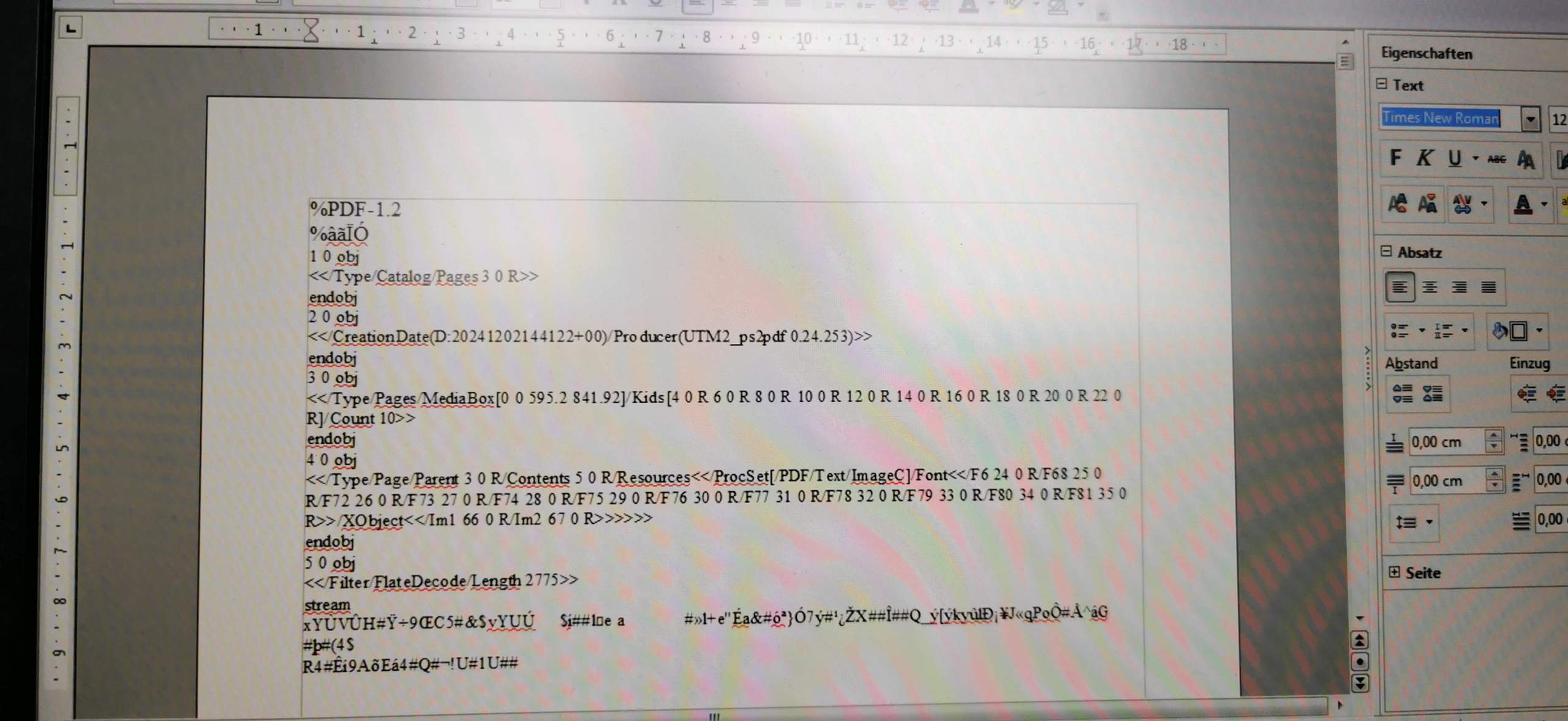 Open Office Writer spielt verrückt? (Programm, OpenOffice)