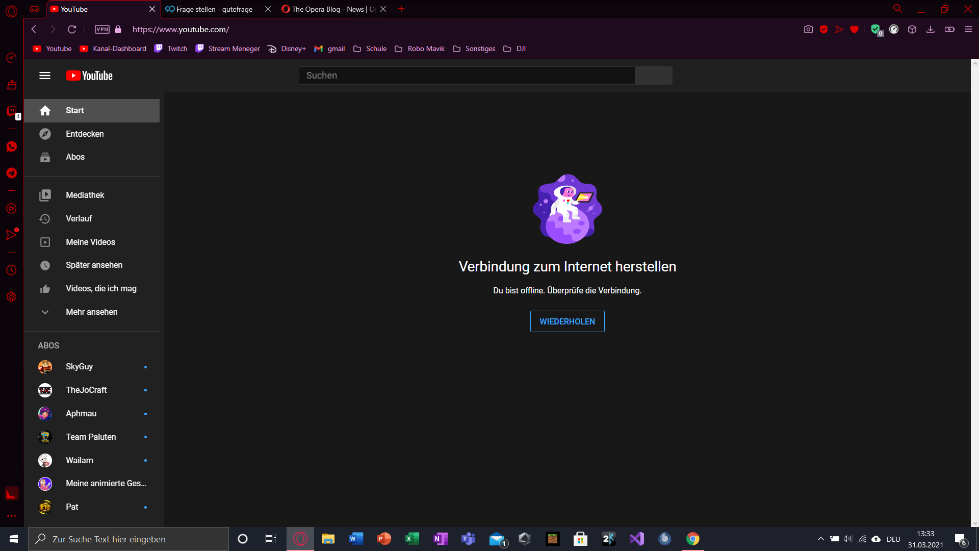 Opera GX und YouTube problem? (Computer, Technik, Internet)