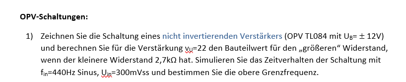 OPV obere Grenzfrequenz bestimmen? (Elektronik, Elektrotechnik, Operationsverstärker)