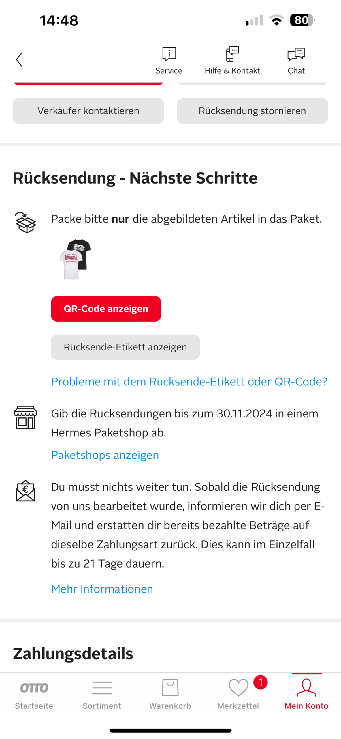 Otto Retoure zurückschicken? (Bestellung, Rücksendung)