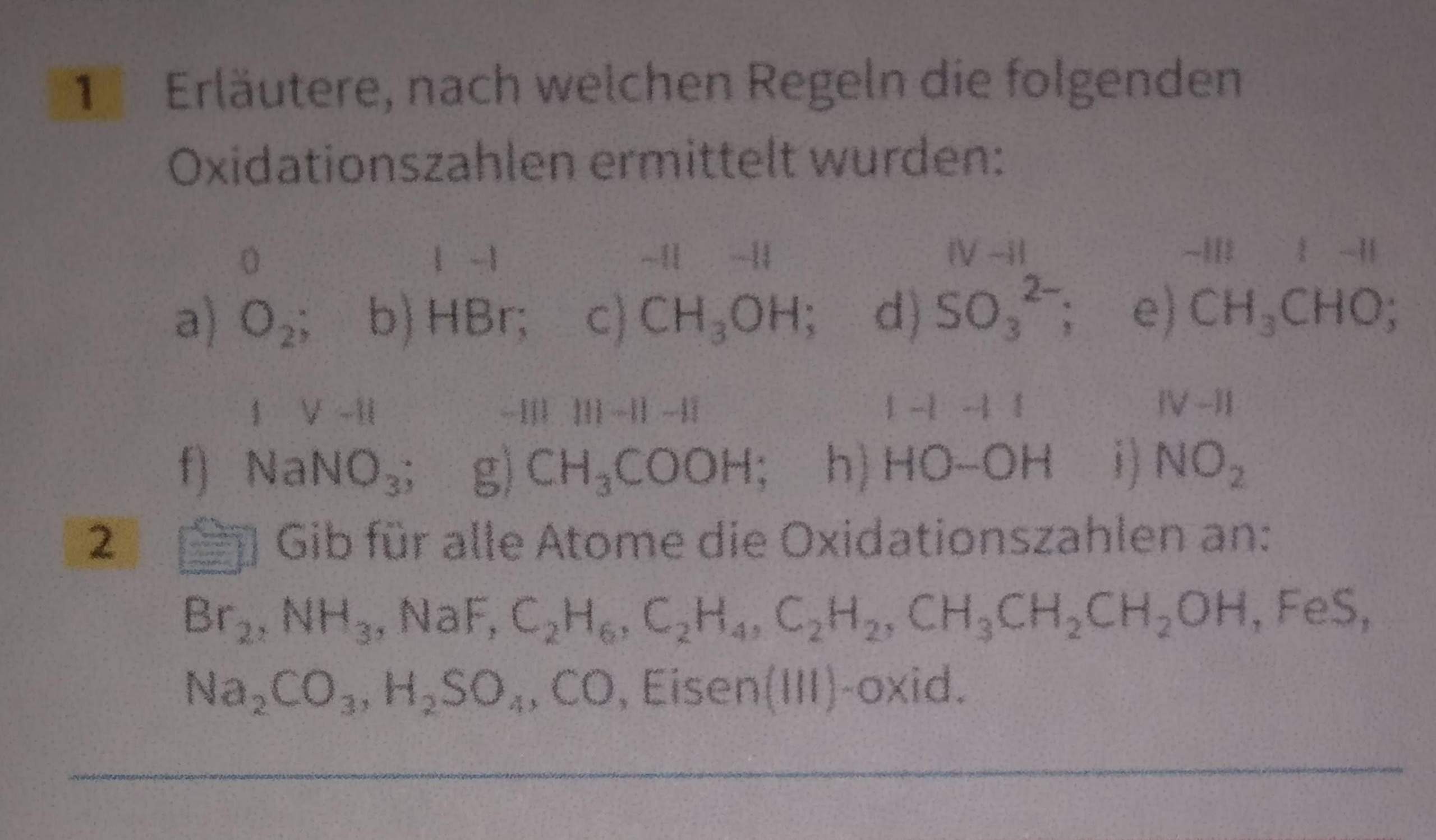 Oxidationszahl und Redoxreaktion? (Schule, Chemie, Oxidation)