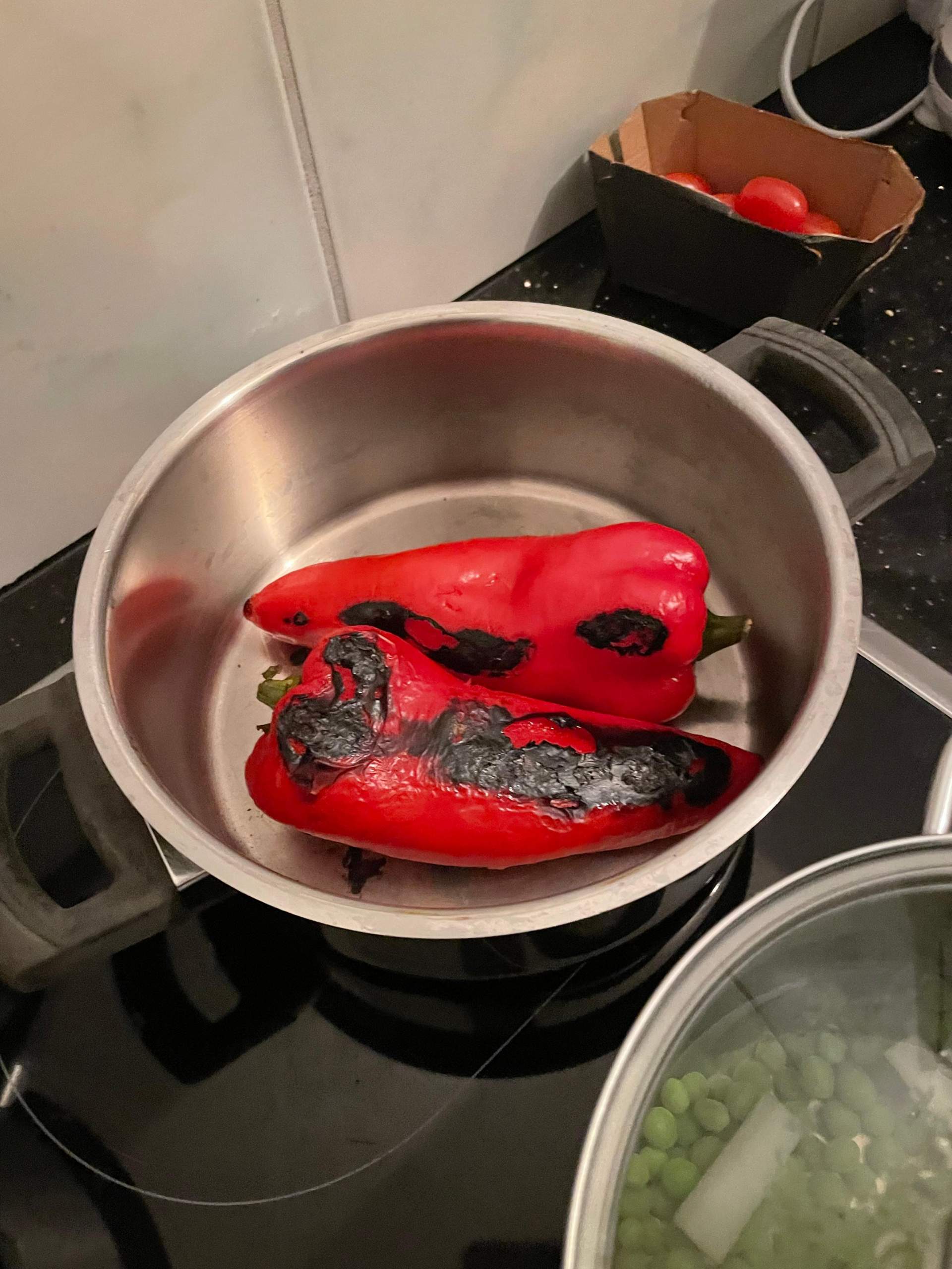 Paprika Wird Schwarz