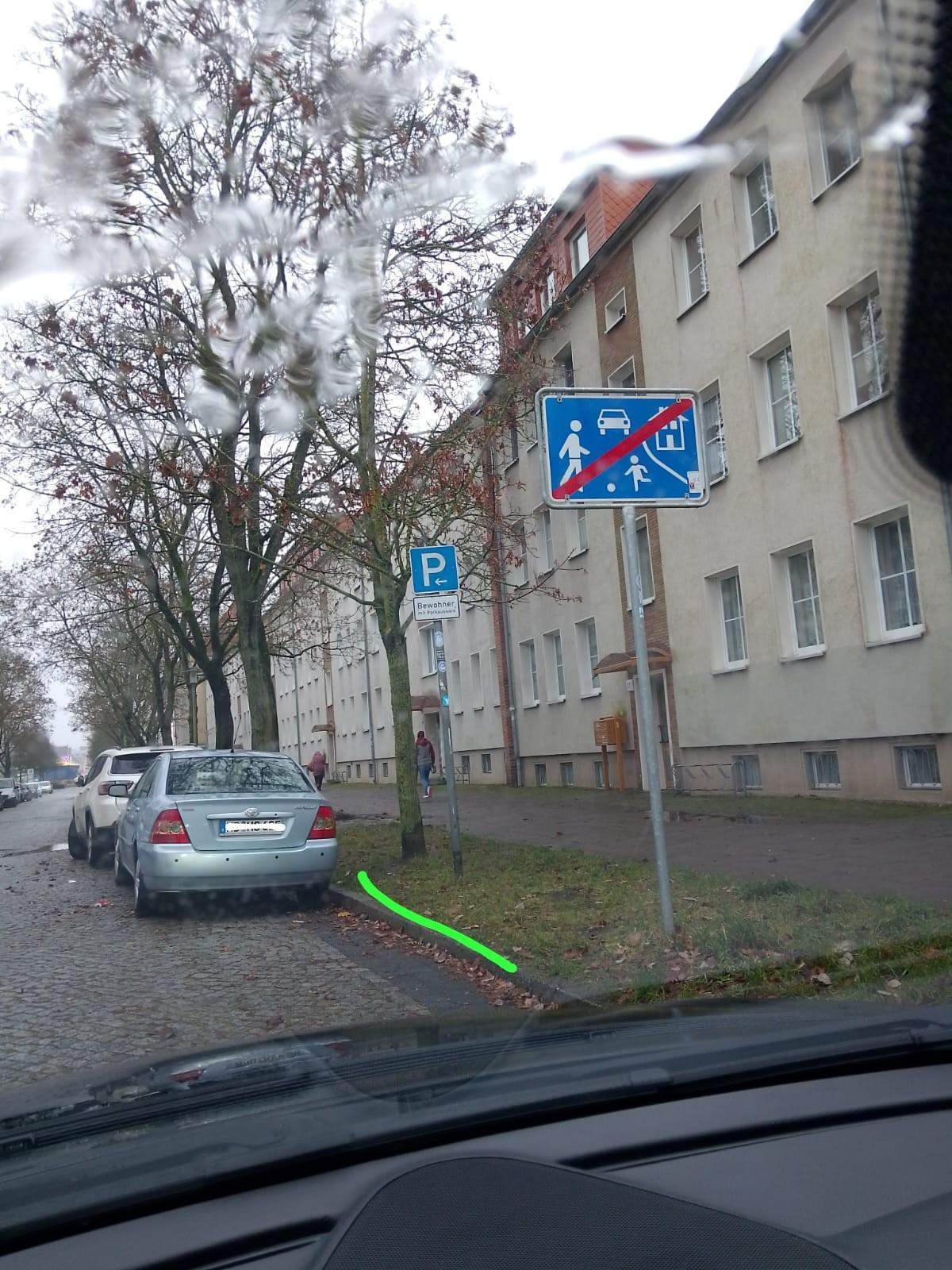 Parken In Verkehrsberuhigter Zone