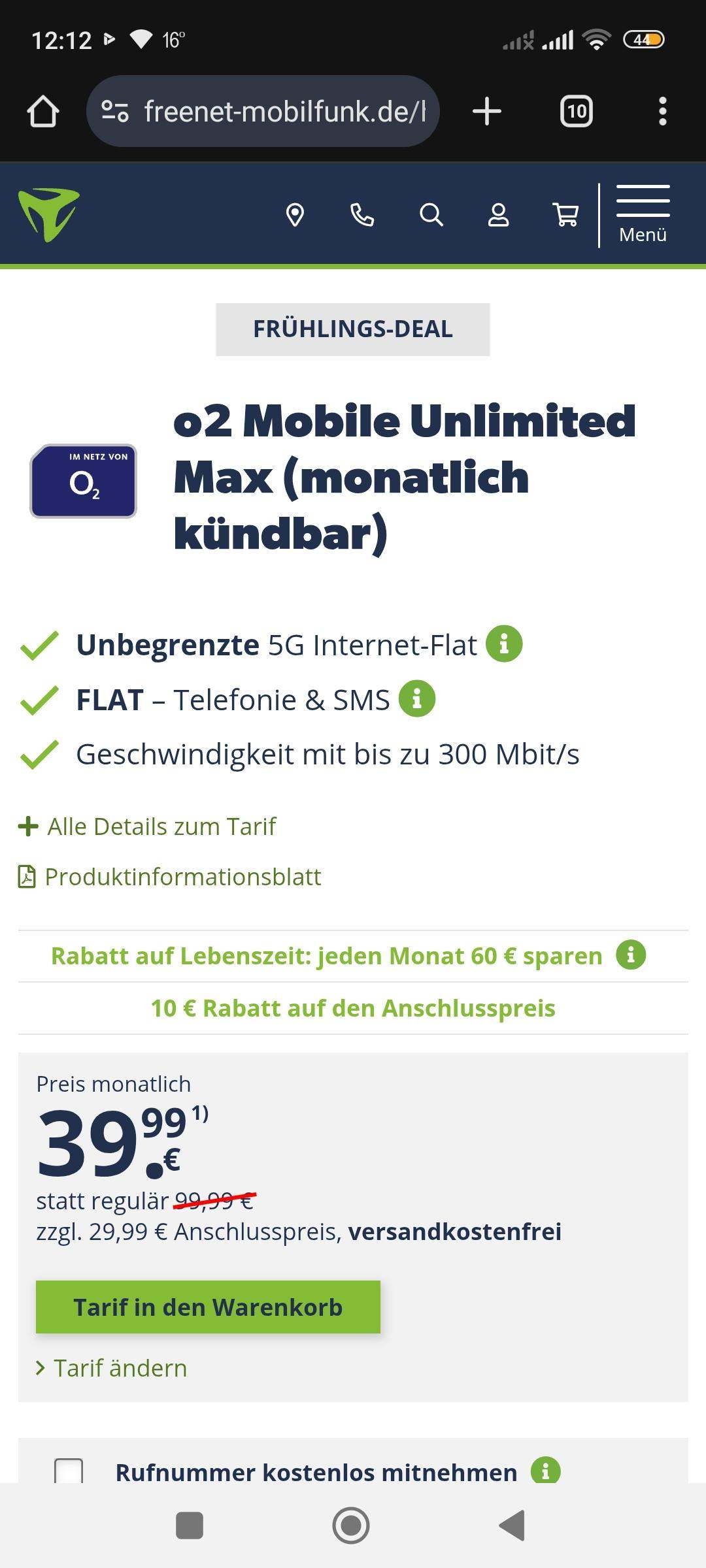 Wie findet ihr dieses Angebot? Gibt's was günstigeres und besseres ...