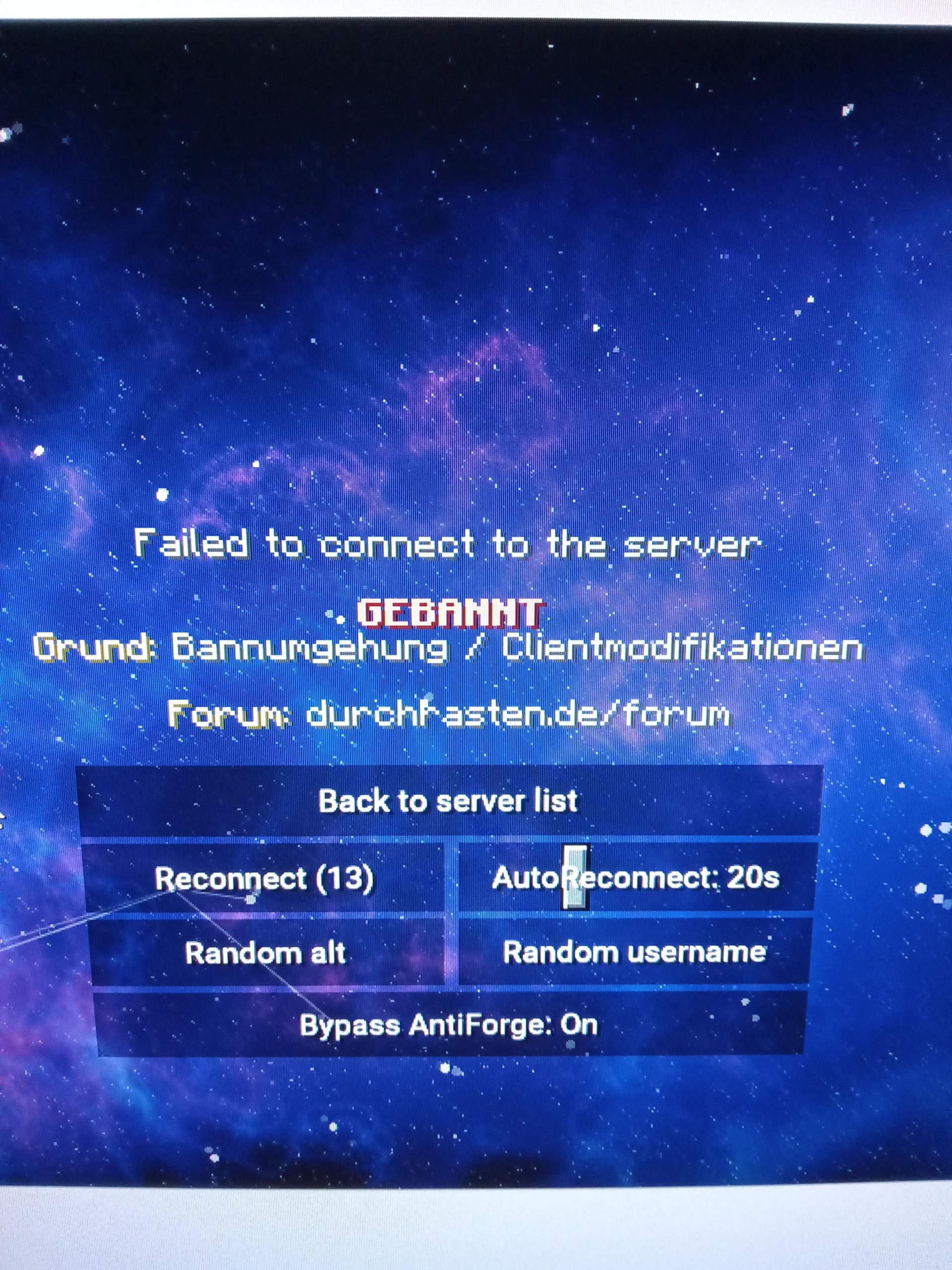 Permanent ban? (Computer, Spiele und Gaming, Minecraft)