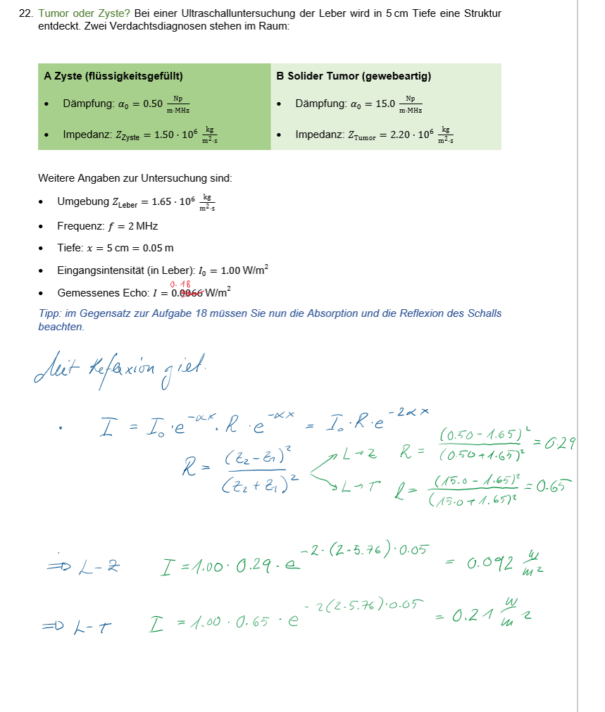 Physik? (Medizin, Formel, Vektoren)