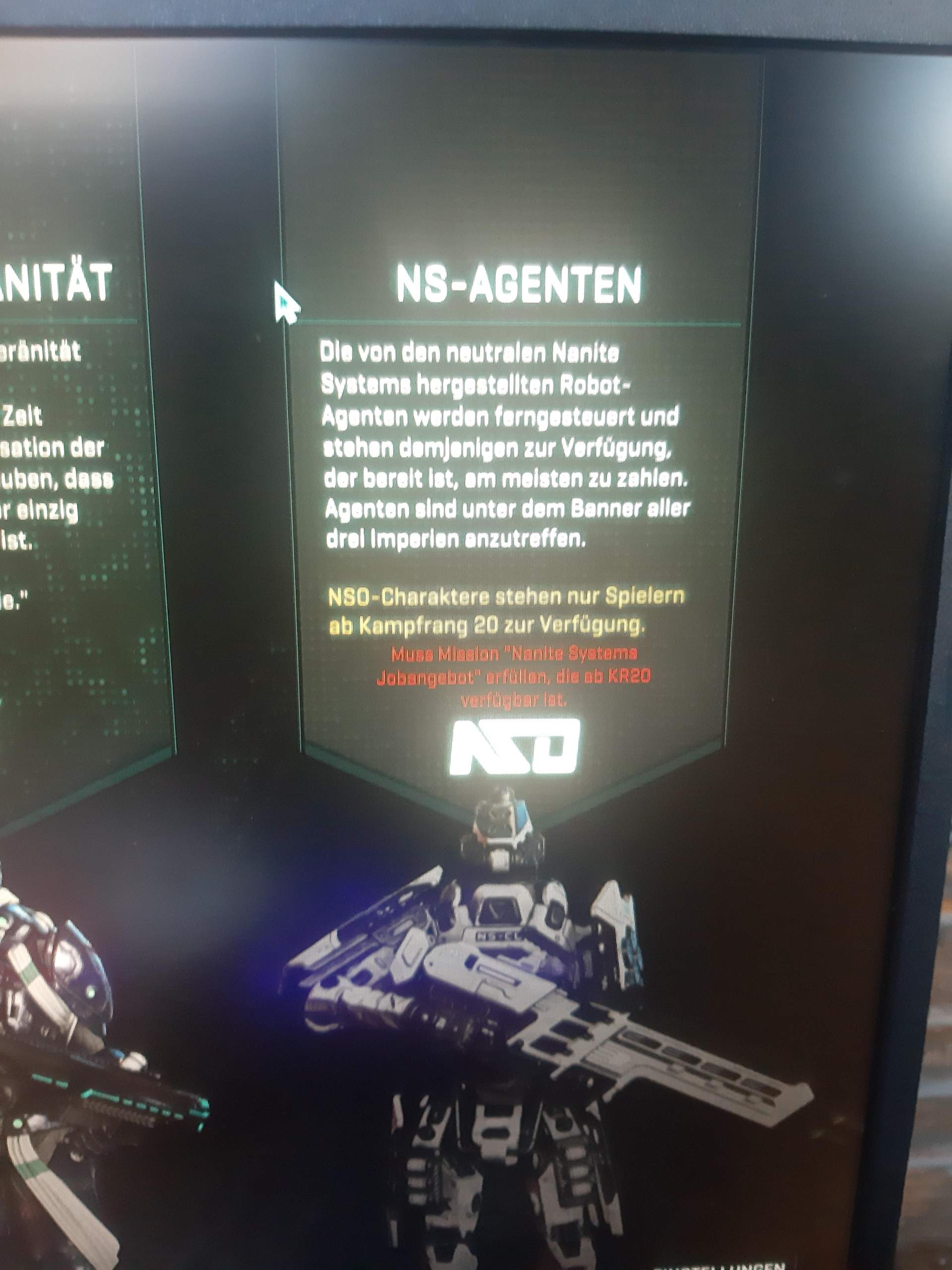 Planetside 2 NS Agenten bekommen? (PC)