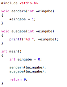 Pointer in C? (Computer, programmieren, Informatik)