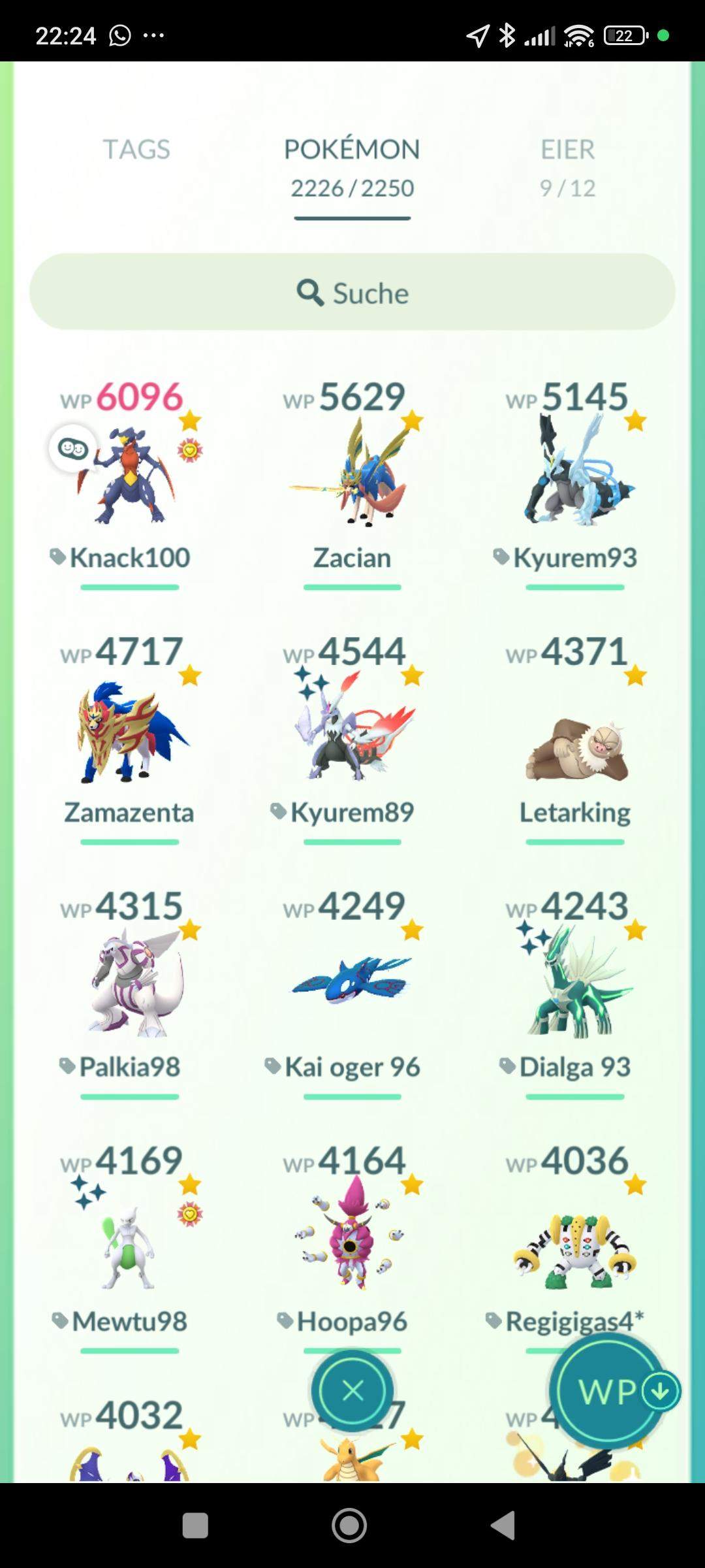 Pokémon go meiste WP, wie sieht es bei euch aus? (Nintendo, Pokemon ...