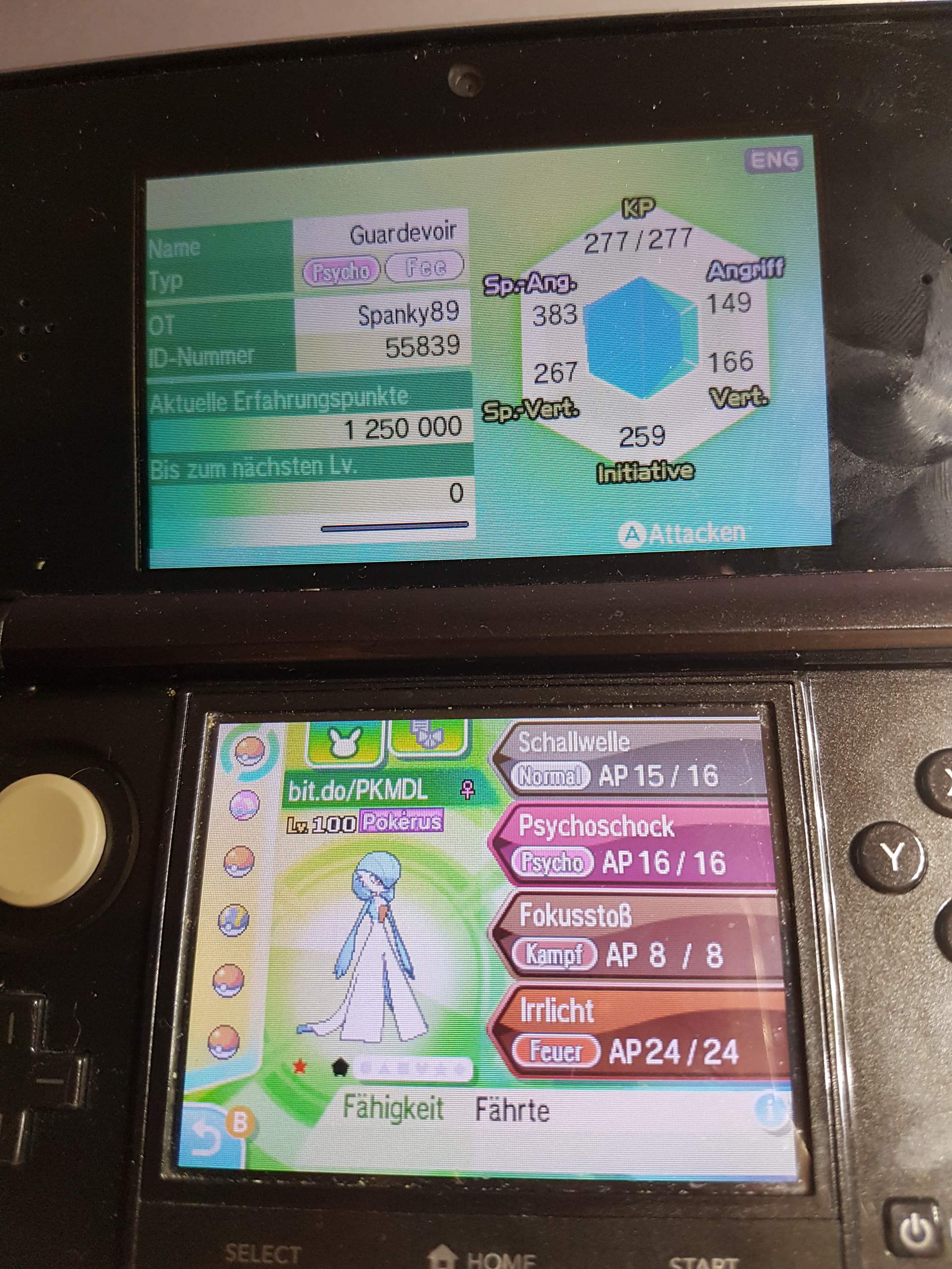 Pokemon per wundertausch bekommen -shiny pokerus LEVEL 100 WTF ...