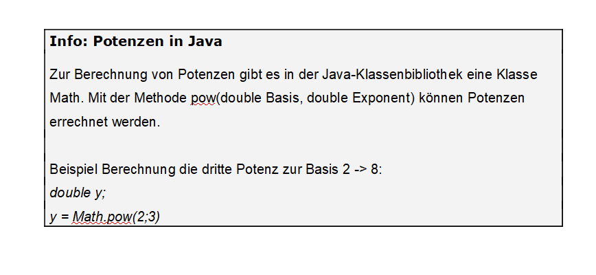 Polynom und Potenzen berechnen bzw programmieren? (Computer, Schule, Mathematik)