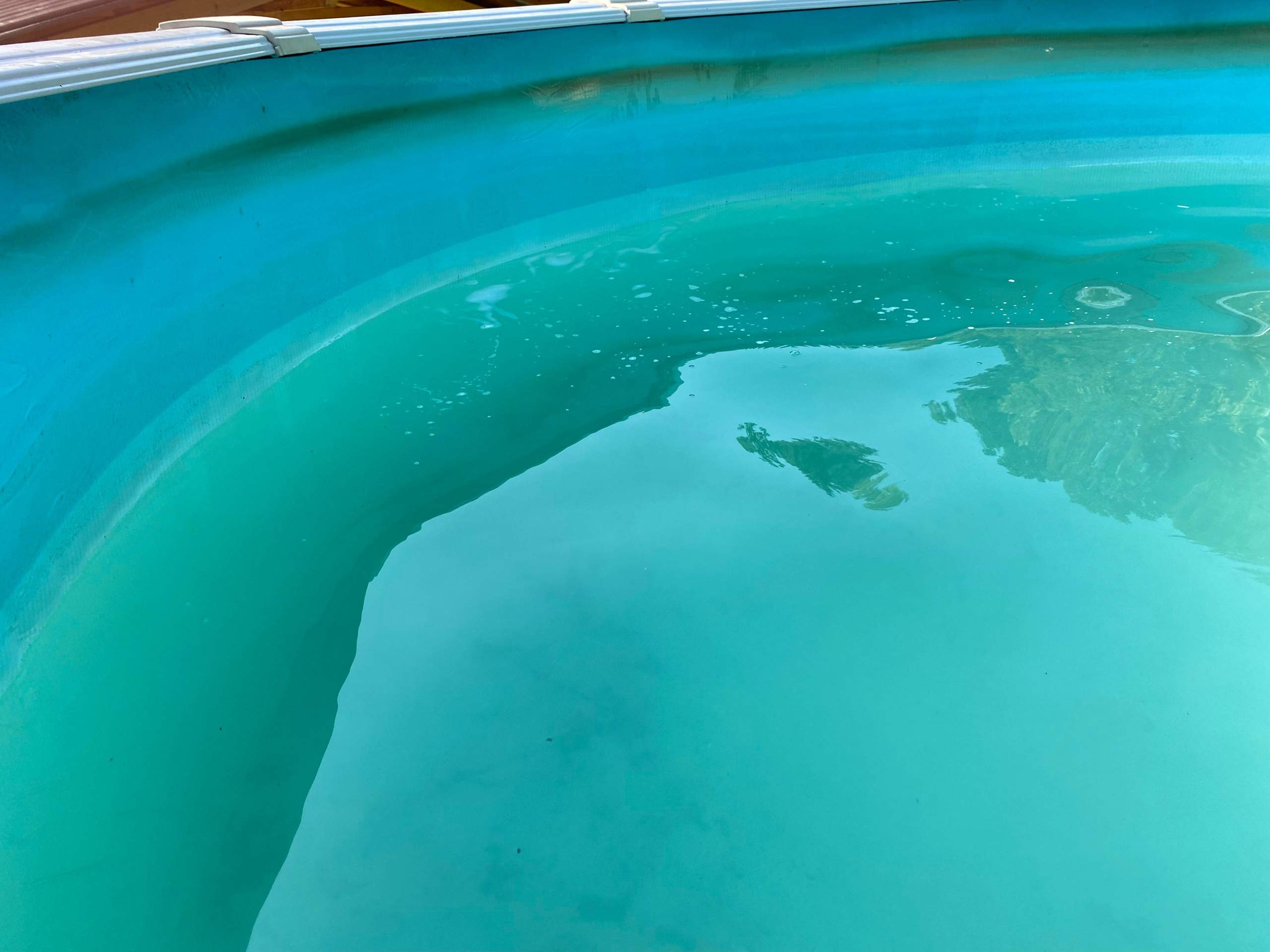Pool Instandsetzung: Grünliche Farbe und Algen? (Chemie, Wasser, ph-Wert)
