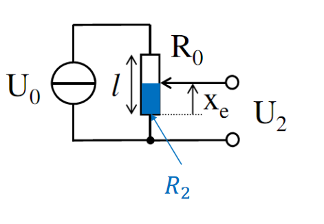 Potentiometer, Schaltung berechnen? (Physik, Elektrik, Spannung)