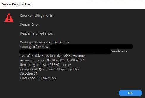 Premiere Pro Render Problem Fix? (Videobearbeitung, Adobe, Videoschnitt)