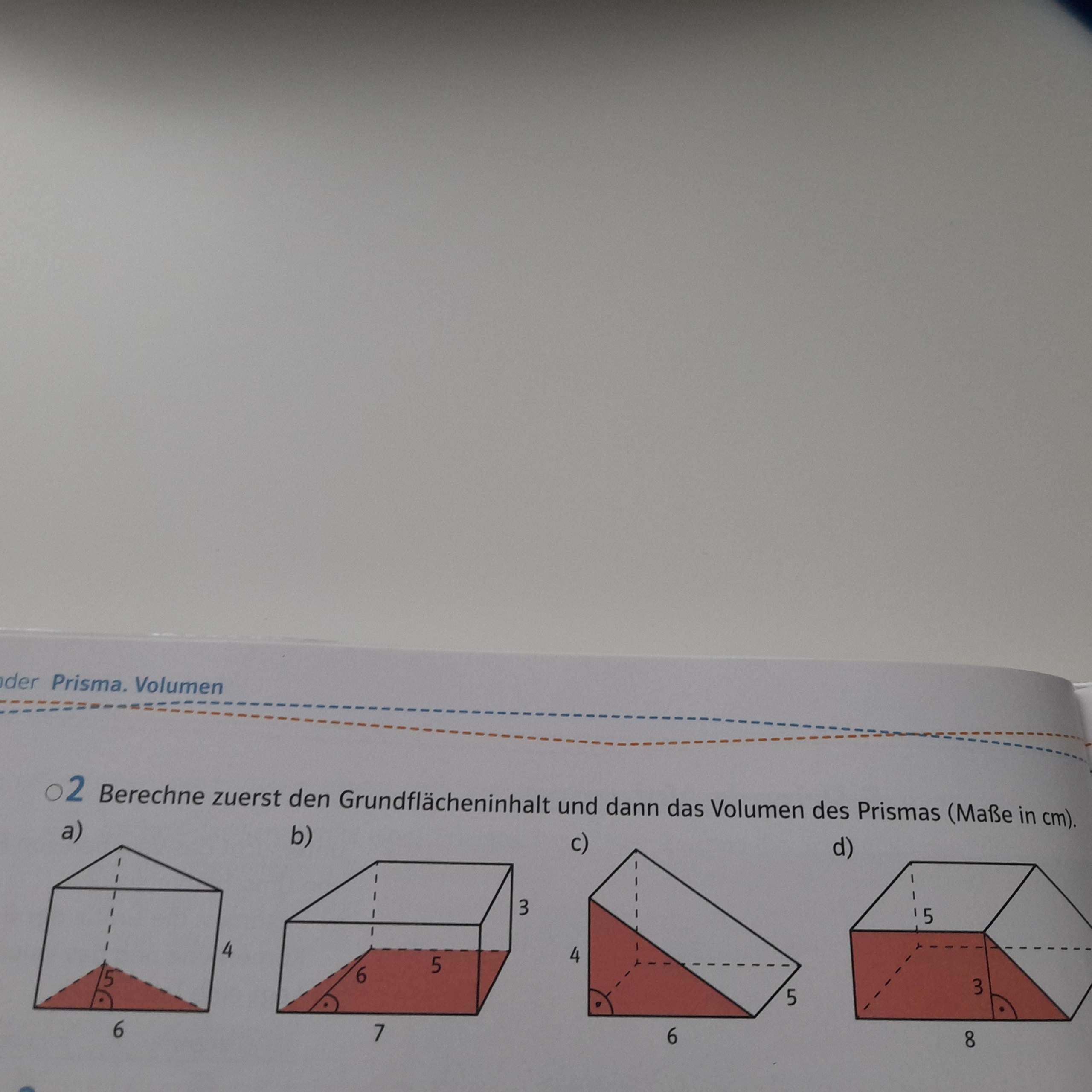 Prisma ,Volumen? (rechnen)