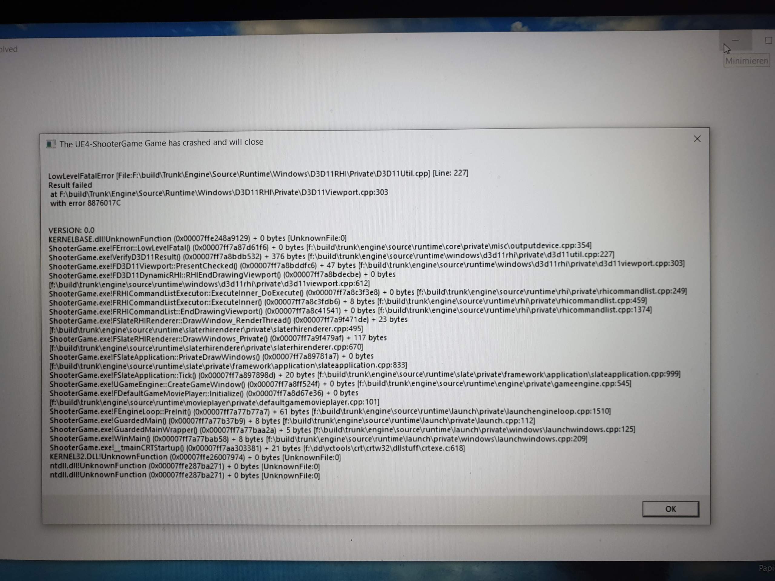 Problem bei ark survival evolved wie kann ich die error Meldung bei ...