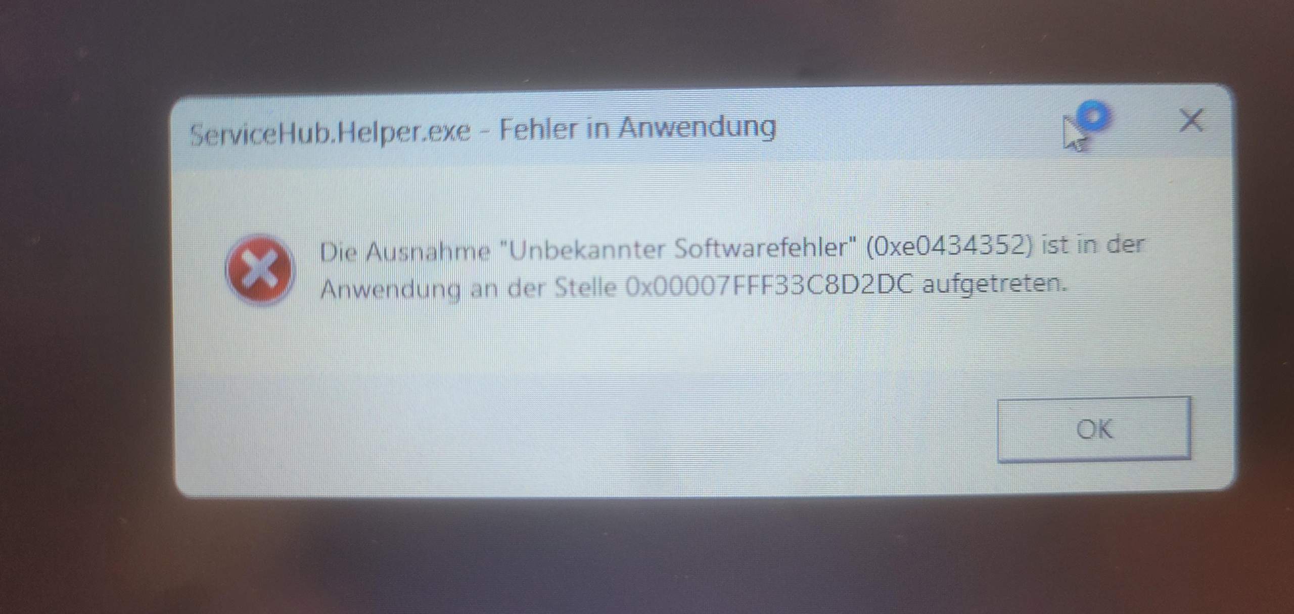Problem bei Windows Laptop - ,,unbekannter Softwarefehler"? (Computer ...