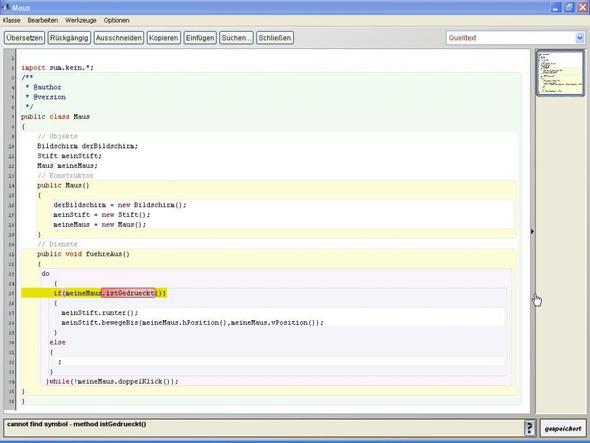 Problem Mit Bluej Java Computer Programm