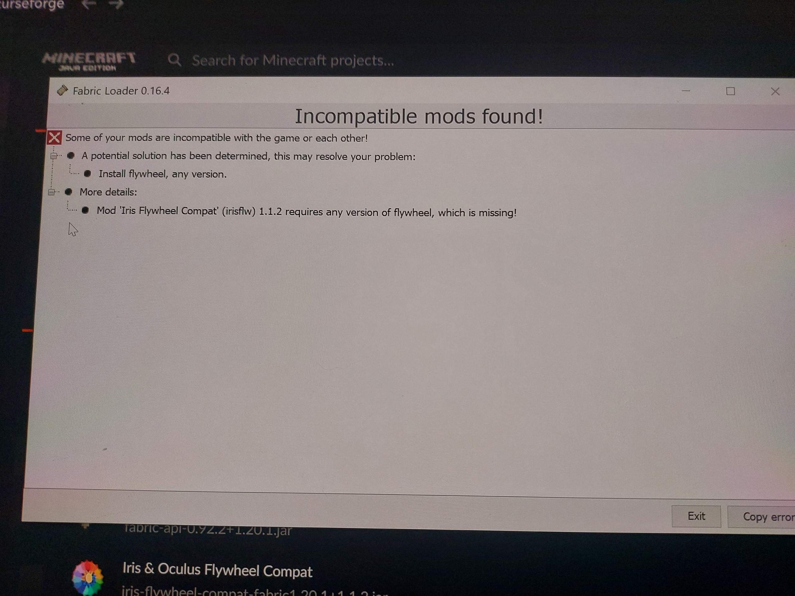 Probleme mit Sodium und Iris Shaders? (PC, Computerspiele, Minecraft)