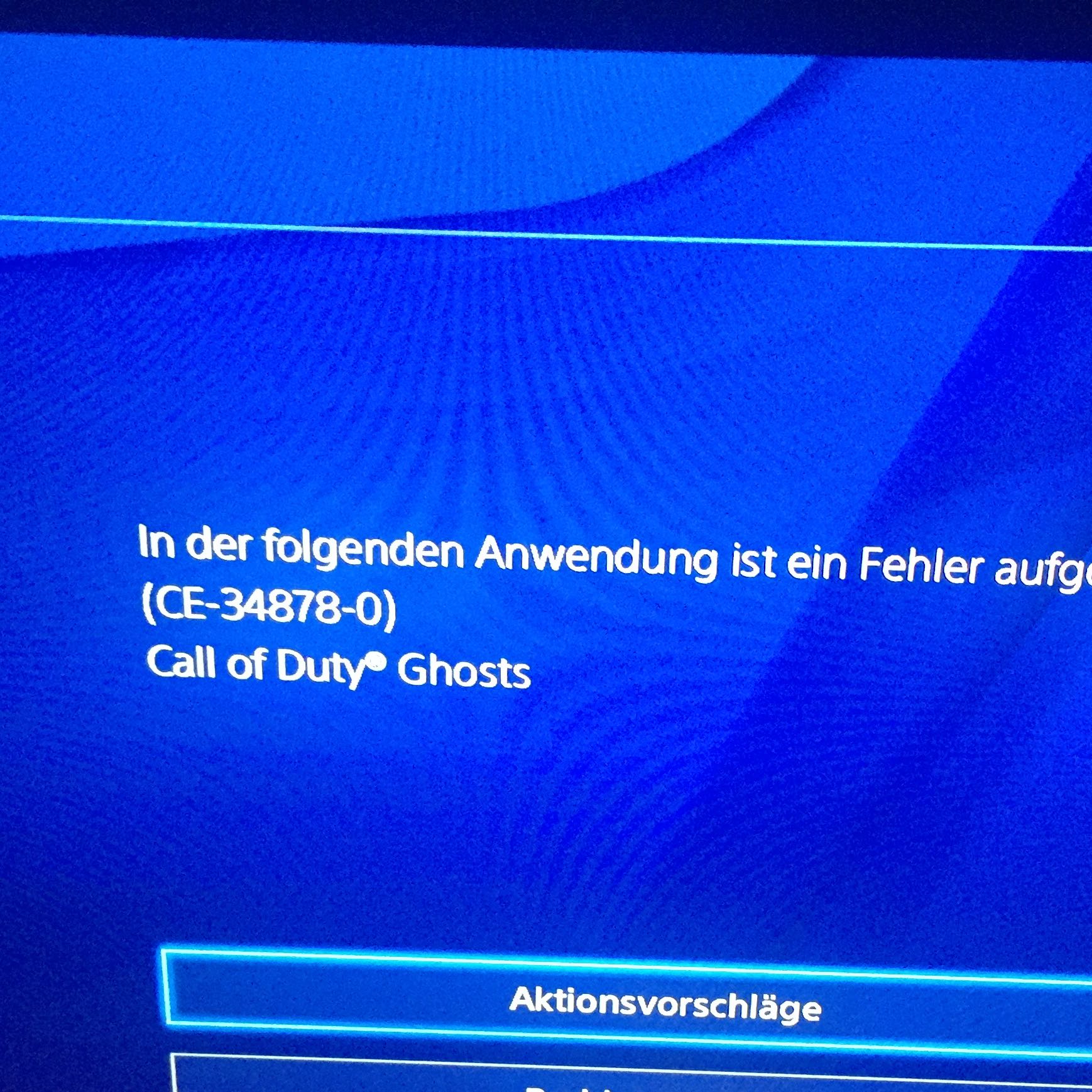 Ps4 Fehlercode CE 34878 0 Playstation Fehler Code ps4-fehlercode-ce-34878-0-playstation-fehler-code