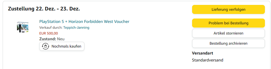 PS5 Scam? (Amazon, Betrug, PlayStation 5)