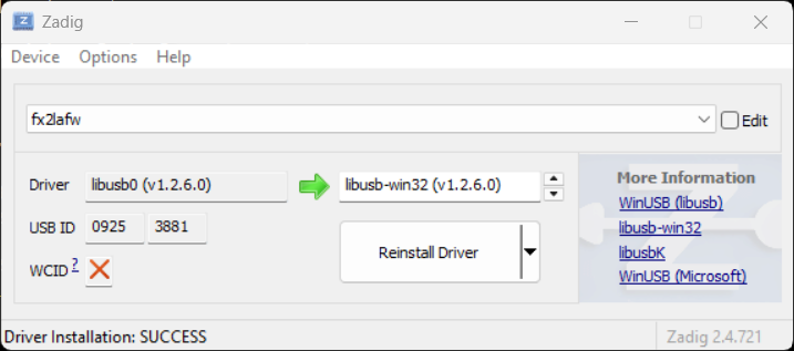 Pulseview Windows 11 Probleme? (Treiber)
