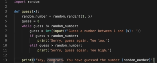 Python Code Funktioniert Nicht Nummer Erraten Java Javascript