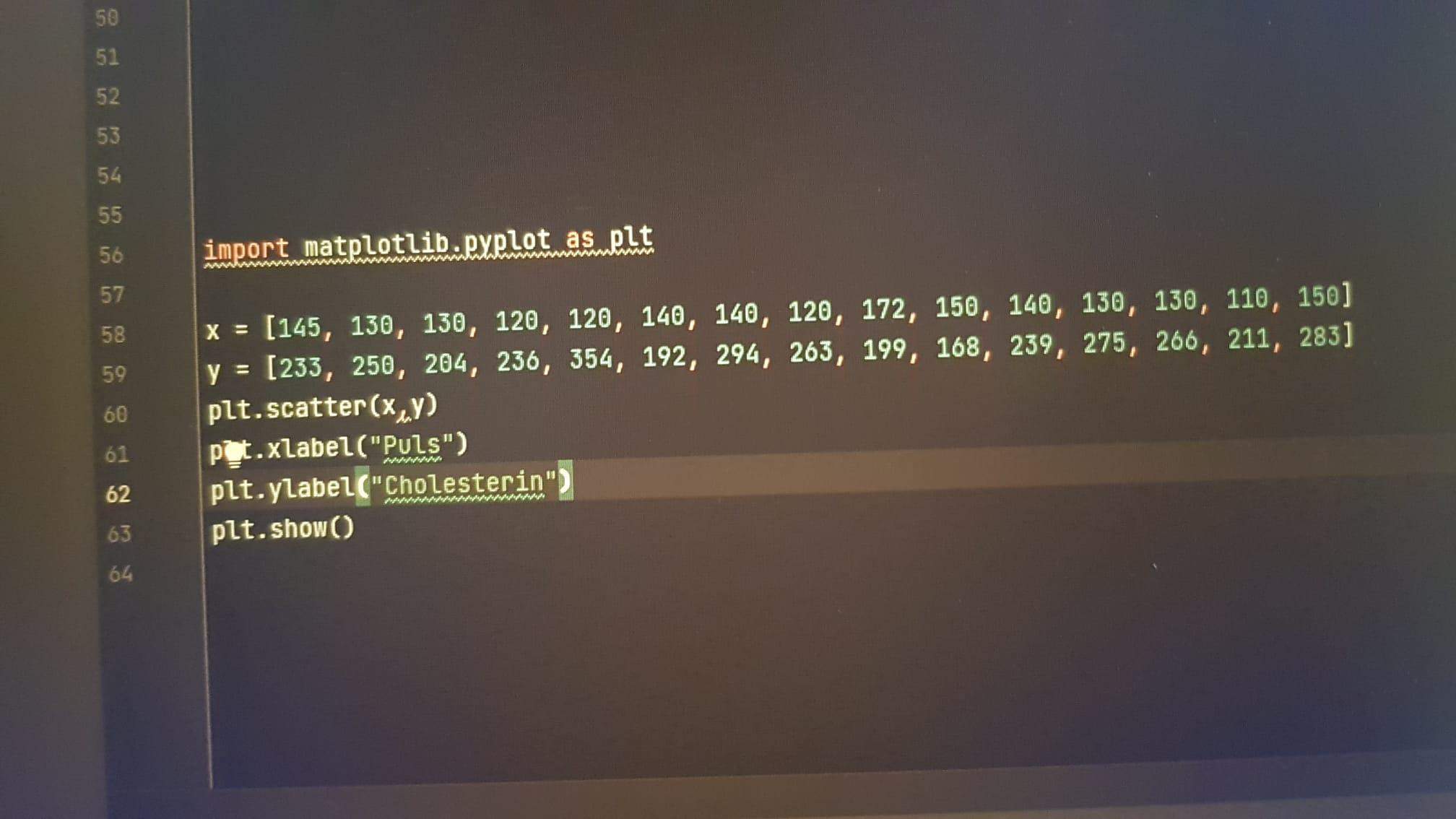 Python (Lineare Regression)? (programmieren) Python (Lineare Regression)? (programmieren)