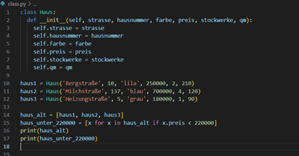 Python Oop Listen Print Programmiersprache Python 3 Array 7959