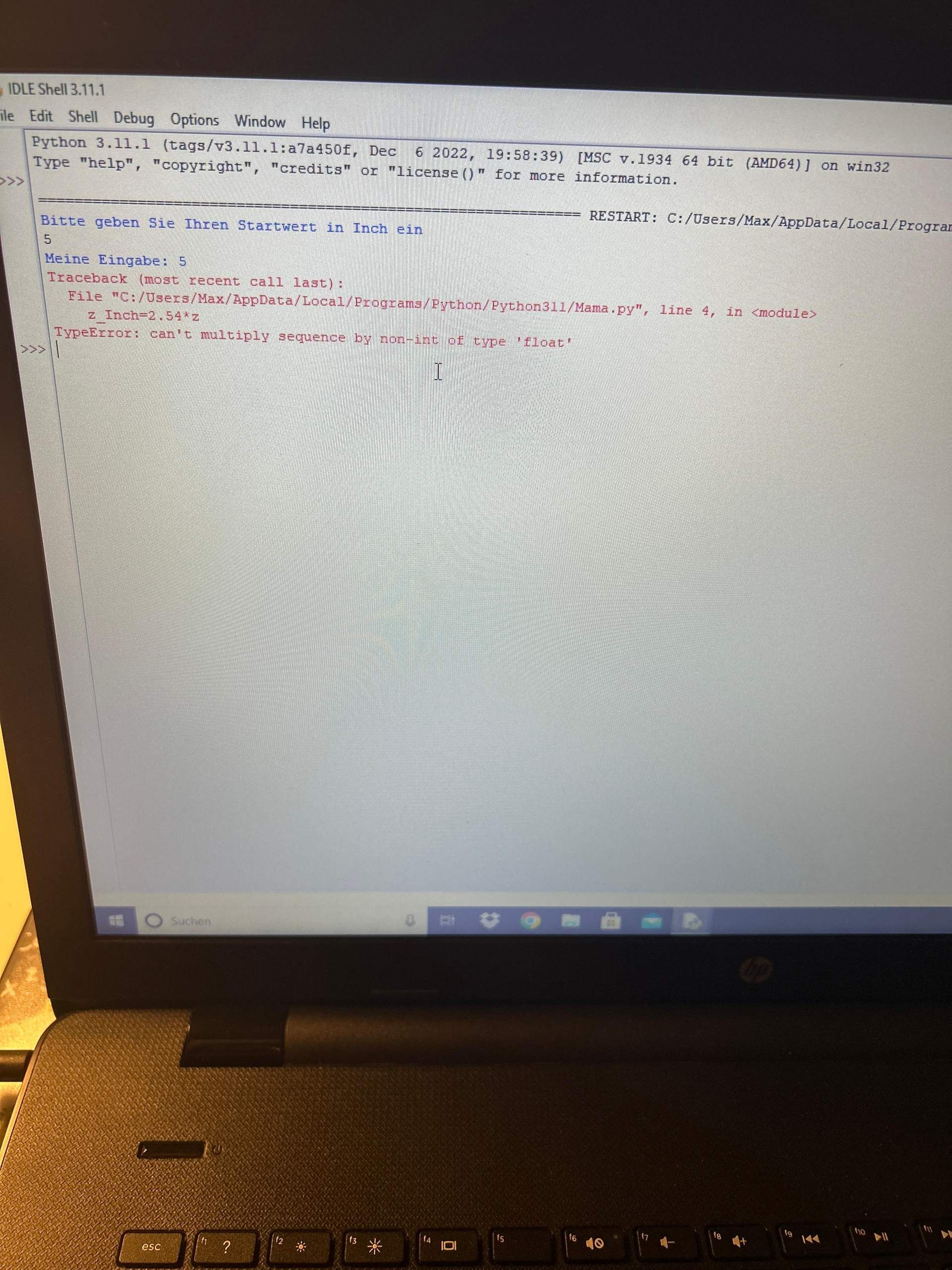 Python Programm für Umrechnung? (Programmiersprache)